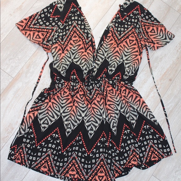 ILLA ILLA | Other | Deep V Back Romper | Poshmark